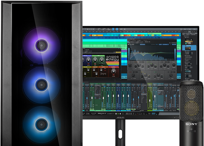 Pro Audio workstations and Quiet Components - 3XS