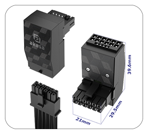 Akasa G-Nexus P16 AK-CBPW29-BK 12VHPWR Adapter LN144315 | SCAN UK