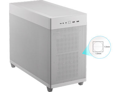 ASUS Prime AP201 Micro-ATX PC Case White LN128840 - 90DC00G3-B39000 ...