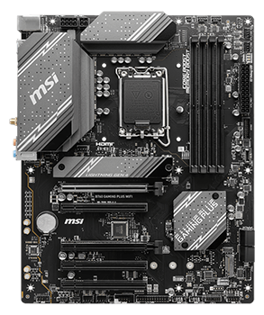 MSI Intel B760 GAMING PLUS WIFI DDR5 ATX Motherboard LN136152 | SCAN UK