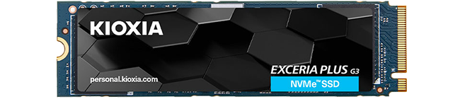 Kioxia Exceria PLUS G3 1TB M.2 PCIe 4 NVMe SSD/Solid State Drive LN142944 - LSD10Z001TG8 | SCAN UK