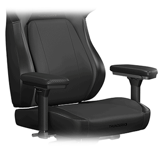 ThunderX3 CORE Modern PU Leather Gaming Chair Black LN142048 - GC-009 ...
