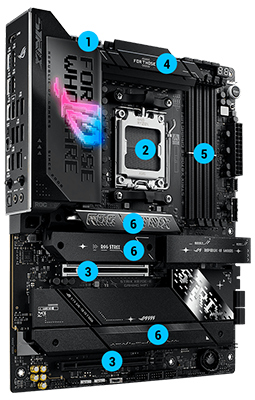 ASUS ROG STRIX X870E-E AM5 DDR5 PCIe 5.0 ATX Motherboard LN151426 - 90MB1IB0-M0EAY0 | SCAN UK