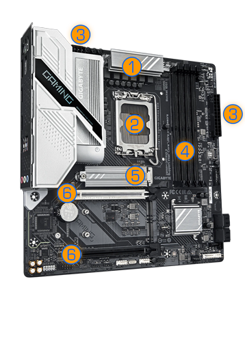 Gigabyte Z890M GAMING X DDR5 PCIe 5.0 mATX Motherboard LN152555 | SCAN UK