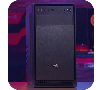 AeroCool CS-104 Mini Tower micro-ATX Case Black LN128106 - ACCS-PC12014 ...