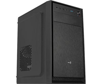 AeroCool CS-104 Mini Tower micro-ATX Case Black LN128106 - ACCS-PC12014 ...