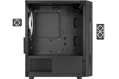 AeroCool Trinity V2 Mini Tower micro-ATX Case LN128109 - ACCS-PV32033 ...
