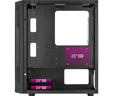 AeroCool Trinity V2 Mini Tower micro-ATX Case LN128109 - ACCS-PV32033 ...