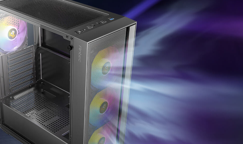 Antec AX65 ARGB Black Tempered Glass Mid-Tower ATX Case LN158337 - 0 ...