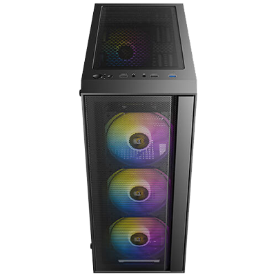 Antec AX65 ARGB Black Tempered Glass Mid-Tower ATX Case LN158337 - 0 ...