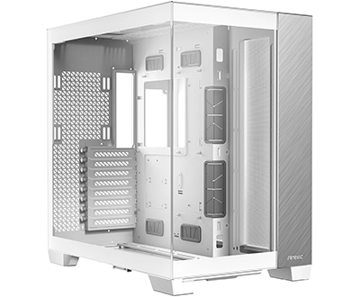 Antec C8 Aluminium Full Tower Tempered Glass PC Gaming Case White ...