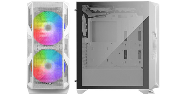 Antec White NX800 Mid Tower Tempered Glass PC Gaming Case LN110573 - 0 ...