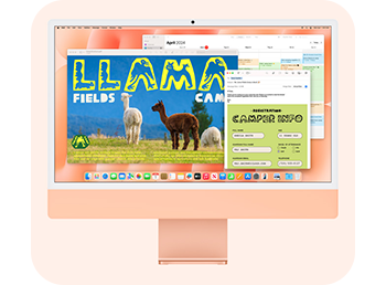 Apple iMac 24" M4 8-Core CPU 16GB RAM 256GB SSD MacOS Blue All-in-One ...