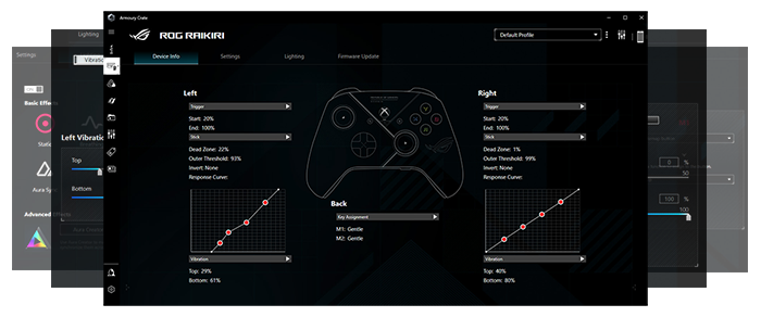 ASUS ROG Raikiri Gaming Controller for PC/Android LN137253 - 90GC00X0 ...