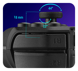 ASUS ROG Tessen Mobile USB-C Gaming Controller for Android Phones Black ...