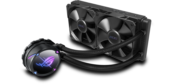 ASUS ROG STRIX LC II 240mm AIO Intel/AMD CPU Water Cooler LN127143 ...
