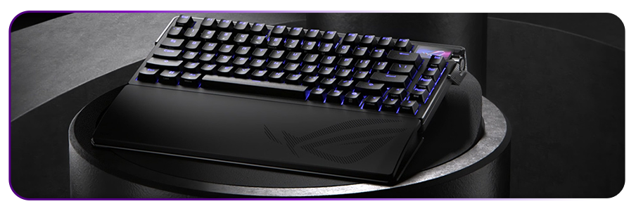 ASUS ROG Azoth Extreme NX Snow Mechanical Wired/Wireless RGB Gaming ...