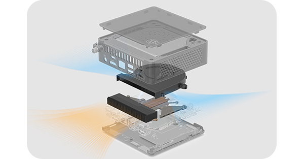 ASUS NUC 15 Pro Intel Core 5 Raptor Lake Mini PC - Slim Barebones Kit ...