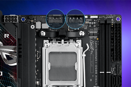 ASUS ROG STRIX B850-I GAMING WiFi AM5 DDR5 PCIe 5.0 mITX Motherboard ...