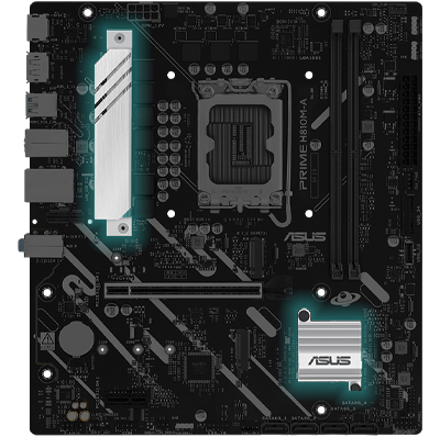 ASUS PRIME Intel H810M-A WIFI DDR5 MicroATX Motherboard LN155500 ...