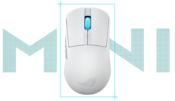 ASUS ROG Harpe Ace Mini White Optical Wired/Wireless Gaming Mouse ...