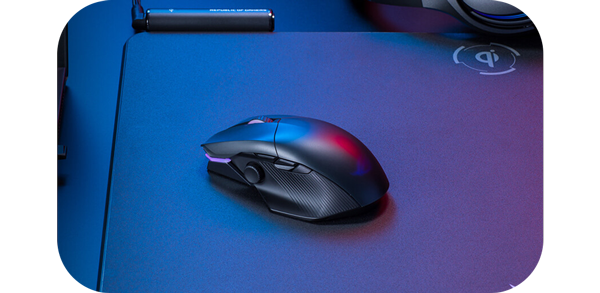 ASUS ROG Chakram X Optical Wireless and Wired RGB Gaming Mouse with Qi ...
