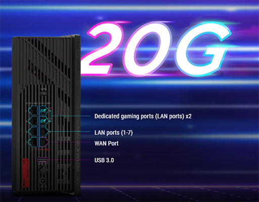 ASUS ROG Strix Tri-Band GS-BE18000 WiFi 7 AiMesh Ready Gaming Router ...