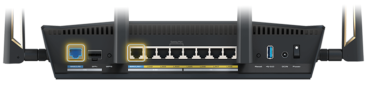 ASUS RT-BE88U Dual-Band WiFi 7 Router with AiMesh LN148156 - 90IG08V0 ...