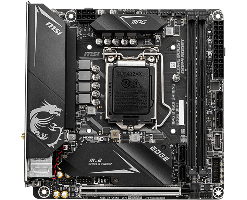 MSI Intel B460 MPG GAMING EDGE WIFI M-ITX Motherboard LN115052 - MPG ...