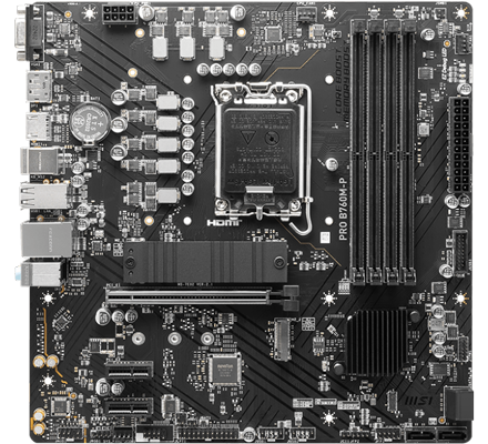 MSI Intel PRO B760M-P Micro-ATX Motherboard LN139154 | SCAN UK
