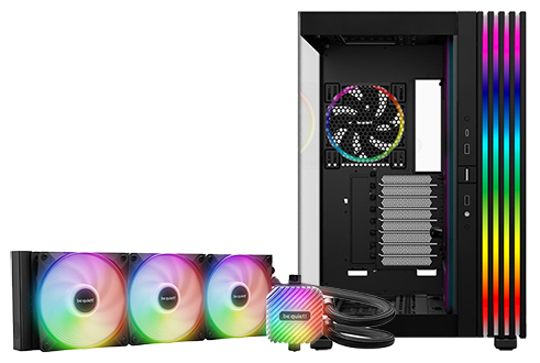 be quiet! Pure Base 900 FX Black Chassis + be Quiet Light Loop 360mm ...