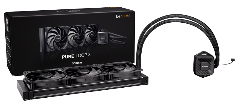 be quiet! Pure Loop 3 All-in-One 360mm Intel / AMD CPU Water Cooler ...
