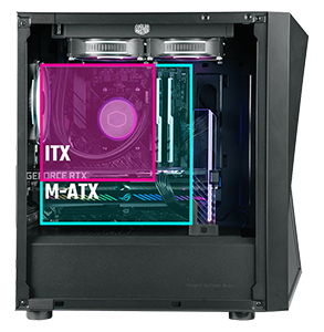 Cooler Master CMP 320 ARGB microATX PC Case LN136083 - CP320-KGNN-S00 ...