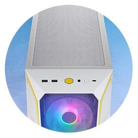 Cooler Master MasterBox TD500 Mesh V2 Chun-Li White ARGB E-ATX PC Case ...