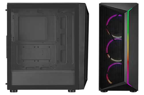 CoolerMaster CMP 510 Mid Tower TG PC Case - Black LN128336 - CP510-KGNN ...