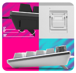 Cooler Master CK720 65% Hot-Swappable Mechanical Space Grey Gaming ...