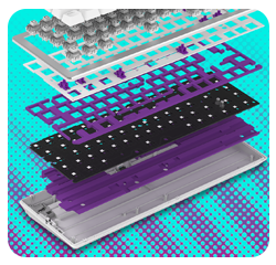 Cooler Master CK720 65% Hot-Swappable Mechanical Space Grey Gaming ...