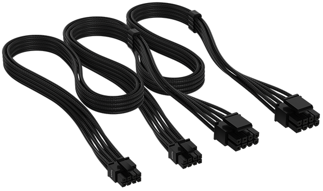 CORSAIR Elite Premium Black Type-5 to EPS12V / ATX12V 8-pin CPU Power ...