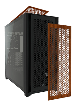 Corsair 5000D Airflow Chassis + Corsair 5000 Series Wooden PC Case ...