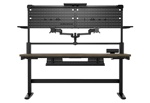 Corsair Platform:6 Creator Edition Height Adjustable Desk (Rubberwood ...