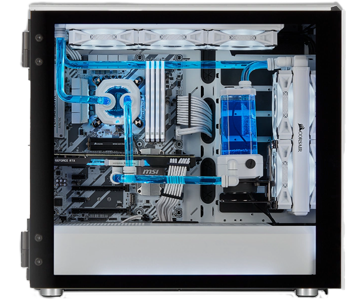 Corsair Hydro X XR5 White 360mm Copper Water Cooling Radiator LN111427 ...