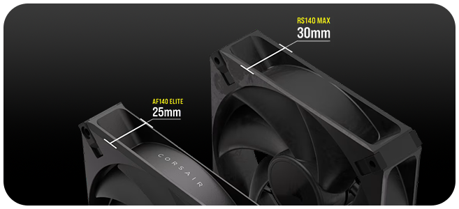 CORSAIR RS140 MAX 140mm PWM Thick Fan - Single Pack LN147713 - CO ...