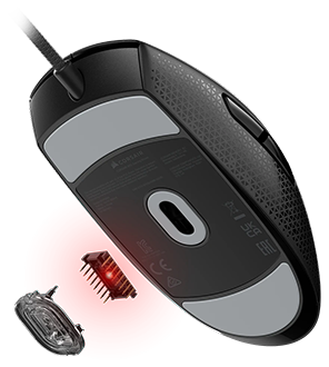 Corsair M55 Lightweight Black Wired Gaming Mouse LN151064 - CH-930F000 ...