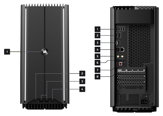 Corsair ONE i500 Core i9-14900K RTX 4090 Metal Dark Compact Hydro ...