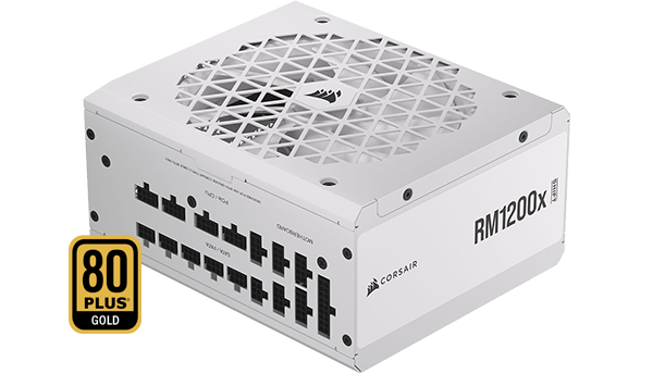 Corsair RMx SHIFT White Series 1200W 80+ Gold PCIE 5.0 Fully Modular ...