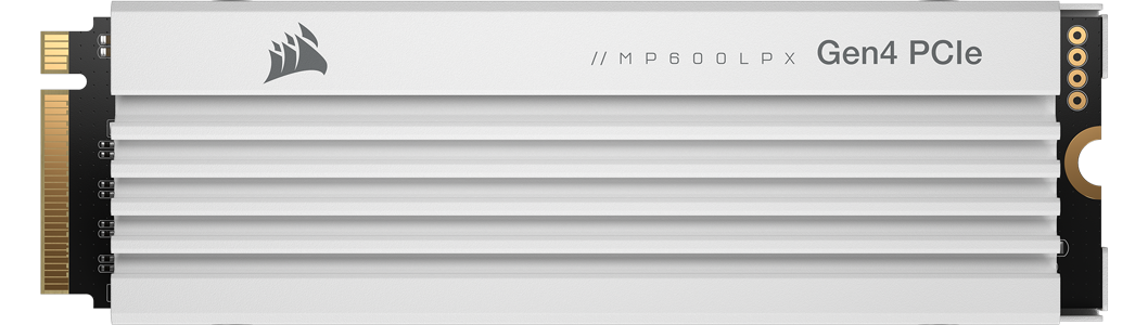 Corsair MP600 PRO LPX White 2TB M.2 PCIe Gen 4 NVMe SSD/Solid State ...