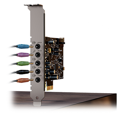 CREATIVE Sound Blaster Audigy FX v2 Upgradable Hi-res 5.1 PCI-e Sound ...