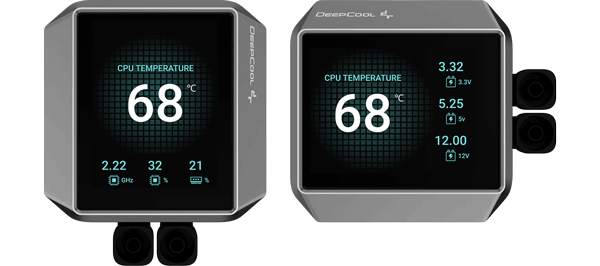 DeepCool 360mm MYSTIQUE 360 AIO CPU Liquid Cooler Intel/AMD LN145412 ...