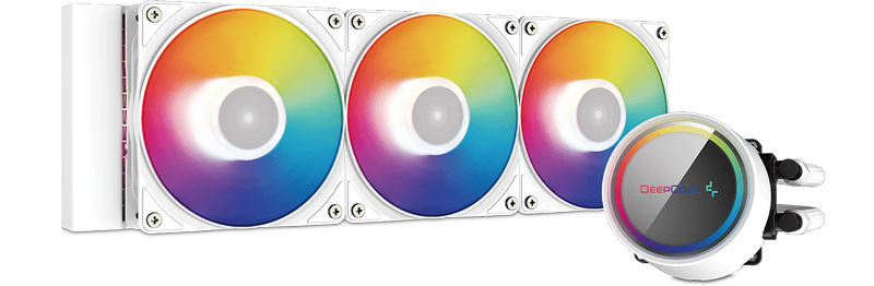 DeepCool GAMMAXX L360 ARGB WH AIO Liquid/Water CPU Cooler LN128825 - DP ...