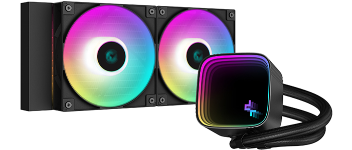 DeepCool LS520 SE 240mm ARGB AIO Liquid/Water CPU Cooler LN130556 - R ...